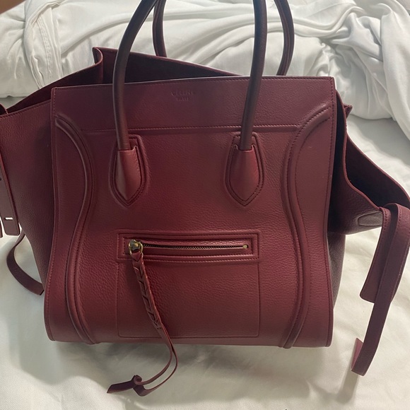 Celine | Bags | Celine Dark Red Color | Poshmark